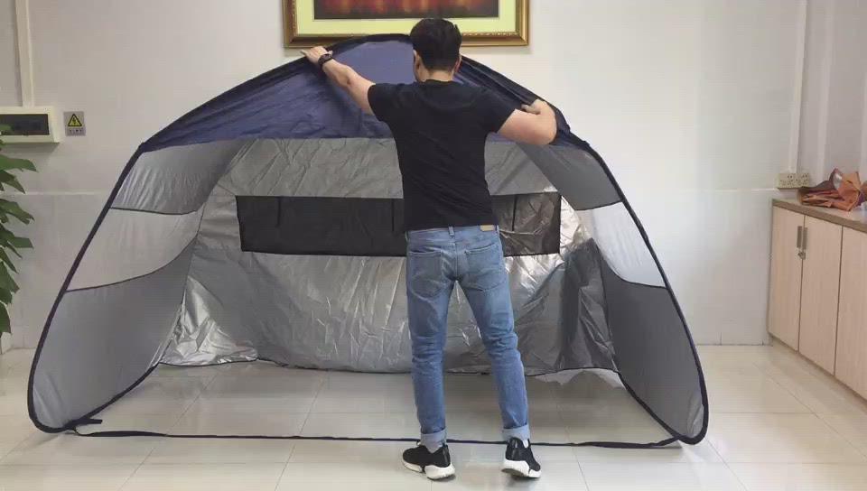 50+UPF Portable Sports Team Shelter Pop Up Football Dugout ...